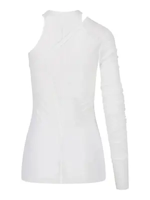 Rick Owens Asymmetrical Cut Out Top - No