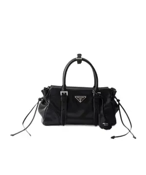 Prada Double-handled Shoulder Bag - Black
