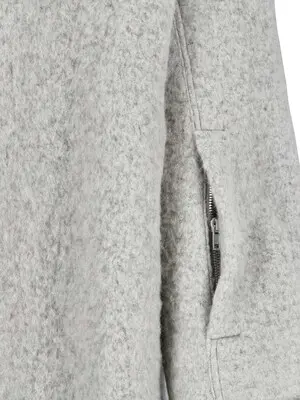 Rick Owens Brad Button-up Wool Coat