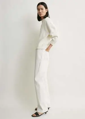 TOTEME Oversized Crew Knit Sweater