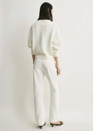 TOTEME Oversized Crew Knit Sweater