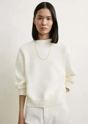 TOTEME Oversized Crew Knit Sweater