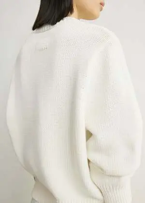 TOTEME Oversized Crew Knit Sweater
