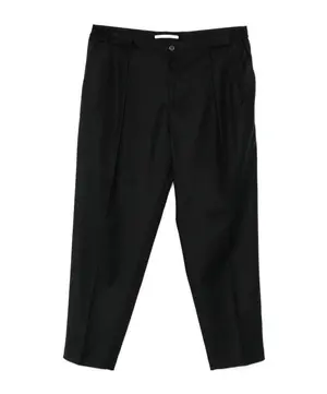 BRIGLIA 1949 Pleated Details Casual Pants - Black