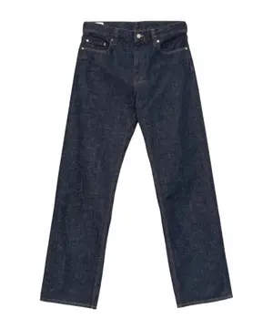 Casablanca Embroidered Logo Cinch-strap Jeans - Indigo