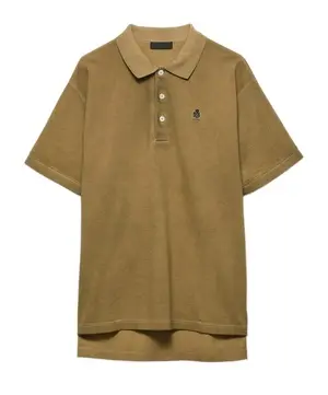 Prada Garment-dyed Cotton Polo Shirt
