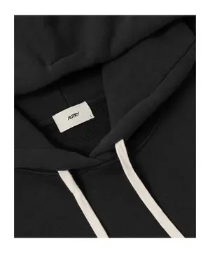 AUTRY Long Sleeve Hooded Sweatshirt With Chest Logo