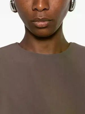 MUGLER Padded Shoulder Sleeveless Bodysuit