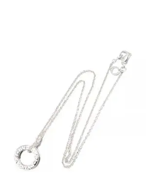 BVLGARI B.zero1 18k White Gold Pendant Necklace - Silver