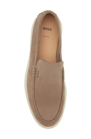 BOSS Sienne Moc Toe Loafer - Medium Beige