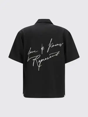 REPRESENT Bowling Shirt In Lyocell With Contrast Back Logo