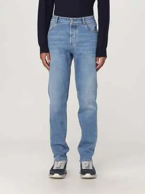 Brunello Cucinelli Mid-rise Straight Fit Cotton Jeans - Denim