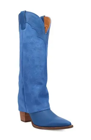 DINGO Wild Fire Western Boot Blue