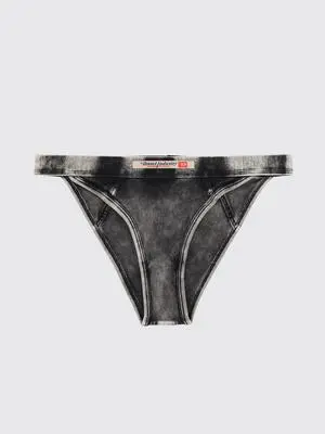 DIESEL® Denim Effect Cotton Briefs - Black