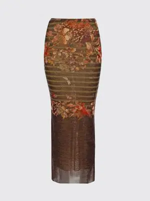 JEAN PAUL GAULTIER Printed Maxi Skirt