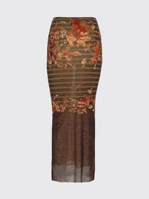 JEAN PAUL GAULTIER Printed Maxi Skirt