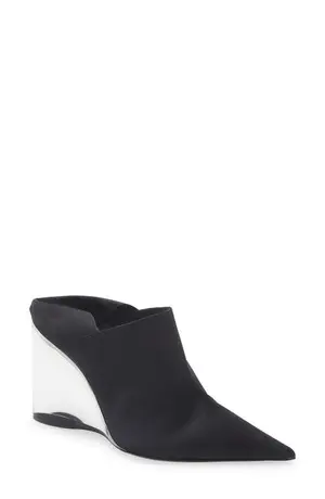 Alaïa Acrylic Wedge Mule - Noir