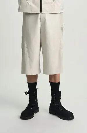 RtA Rami Biker Shorts - Grey