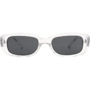 SAD EYEWEAR Bouquet Rectangular Sunglasses - Clear