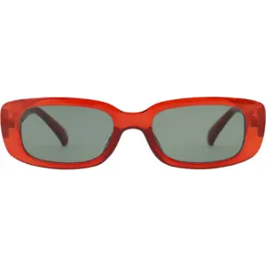 SAD EYEWEAR Sad Eyewear Bouquet Rectangular Sunglasses Rust