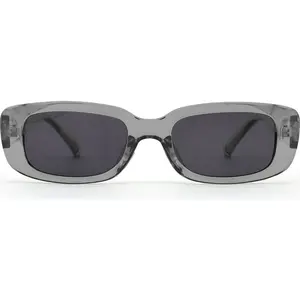 SAD EYEWEAR Bouquet Rectangular Sunglasses - Smoke