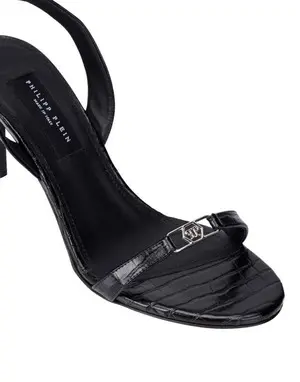 Philipp Plein Hexagon High Heel Sandals