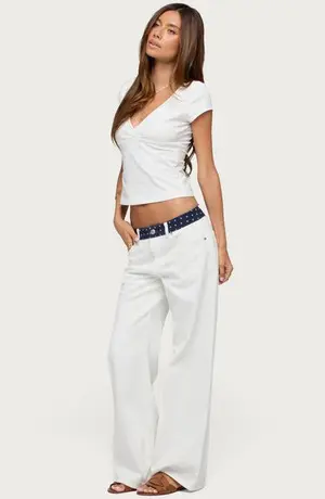 EDIKTED Penelopy Crop Top