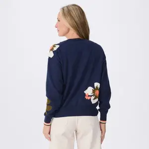 Krimson Klover Blossom Floral Sweater