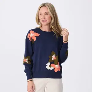 Krimson Klover Blossom Floral Sweater