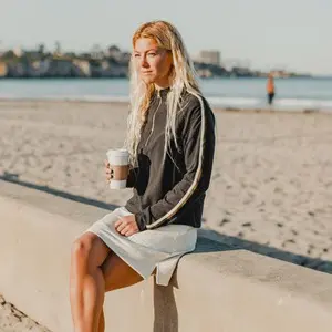 Krimson Klover Newport Half Zip - Black