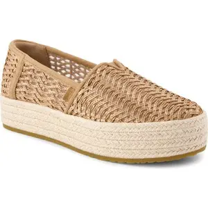 Toms Valencia Platform Espadrille Rust/copper