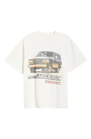 ID SUPPLY CO Toyota Land Cruiser Graphic Cotton T-shirt