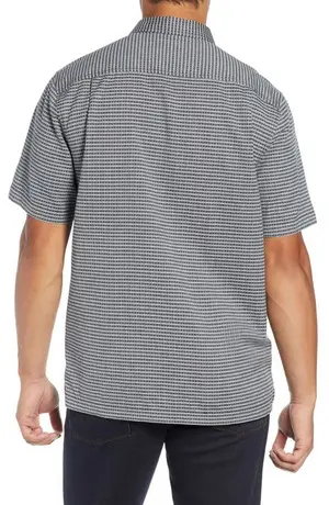 Tommy Bahama Check In The Tropics Silk & Cotton Camp Shirt