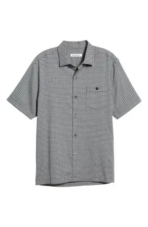 Tommy Bahama Check In The Tropics Silk & Cotton Camp Shirt
