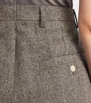 Rick Owens Wool Wide-leg Trousers
