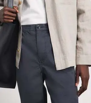 Paige Stretch-cotton Eberton Wide-leg Chinos