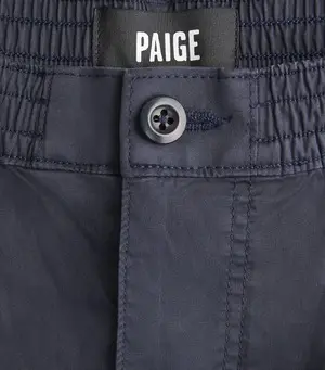 Paige Stretch-cotton Eberton Wide-leg Chinos