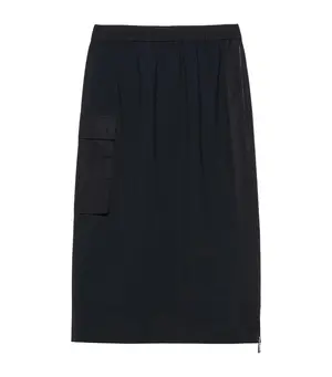 Max & Co. Technical Jersey Midi Skirt