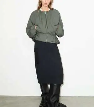 Max & Co. Technical Jersey Midi Skirt