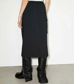 Max & Co. Technical Jersey Midi Skirt