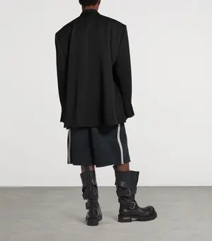 Balenciaga Wool Oversized Too Far Blazer