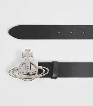 VIVIENNE WESTWOOD Leather Orb Belt