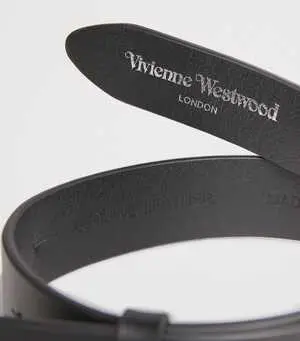 VIVIENNE WESTWOOD Leather Orb Belt