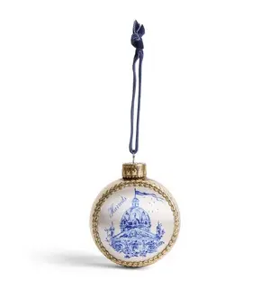 Harrods Silk Toile Face Bauble