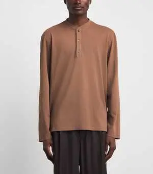 Barena Venezia Cotton Jersey Henley Top