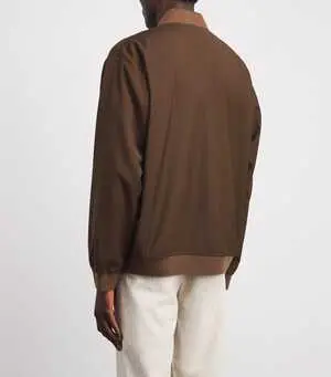 Barena Venezia Virgin Wool Zip-up Bomber Jacket