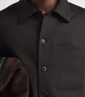 Barena Venezia Tropical Virgin Wool Overshirt