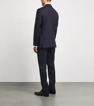 Canali Wool Pinstripe 2-piece Suit - Navy