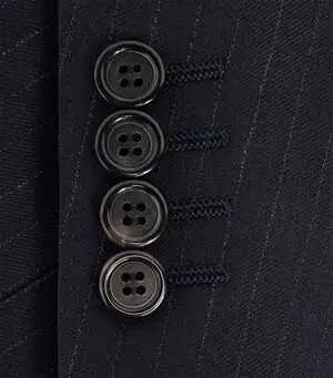 Canali Wool Pinstripe 2-piece Suit - Navy