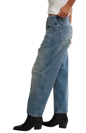Free People Deep Trance Low Rise Boyfriend Jeans